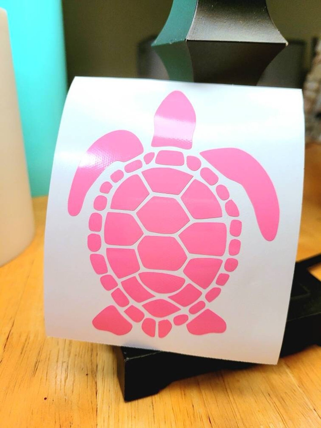 Sea Turtle Vinyl Decal Sticker for Car RV Camper Van Cup Laptop. Easy ...