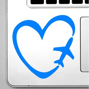 Love to Fly Vinyl Decal Sticker for Car, Window, Laptop, Phone, Cup ...