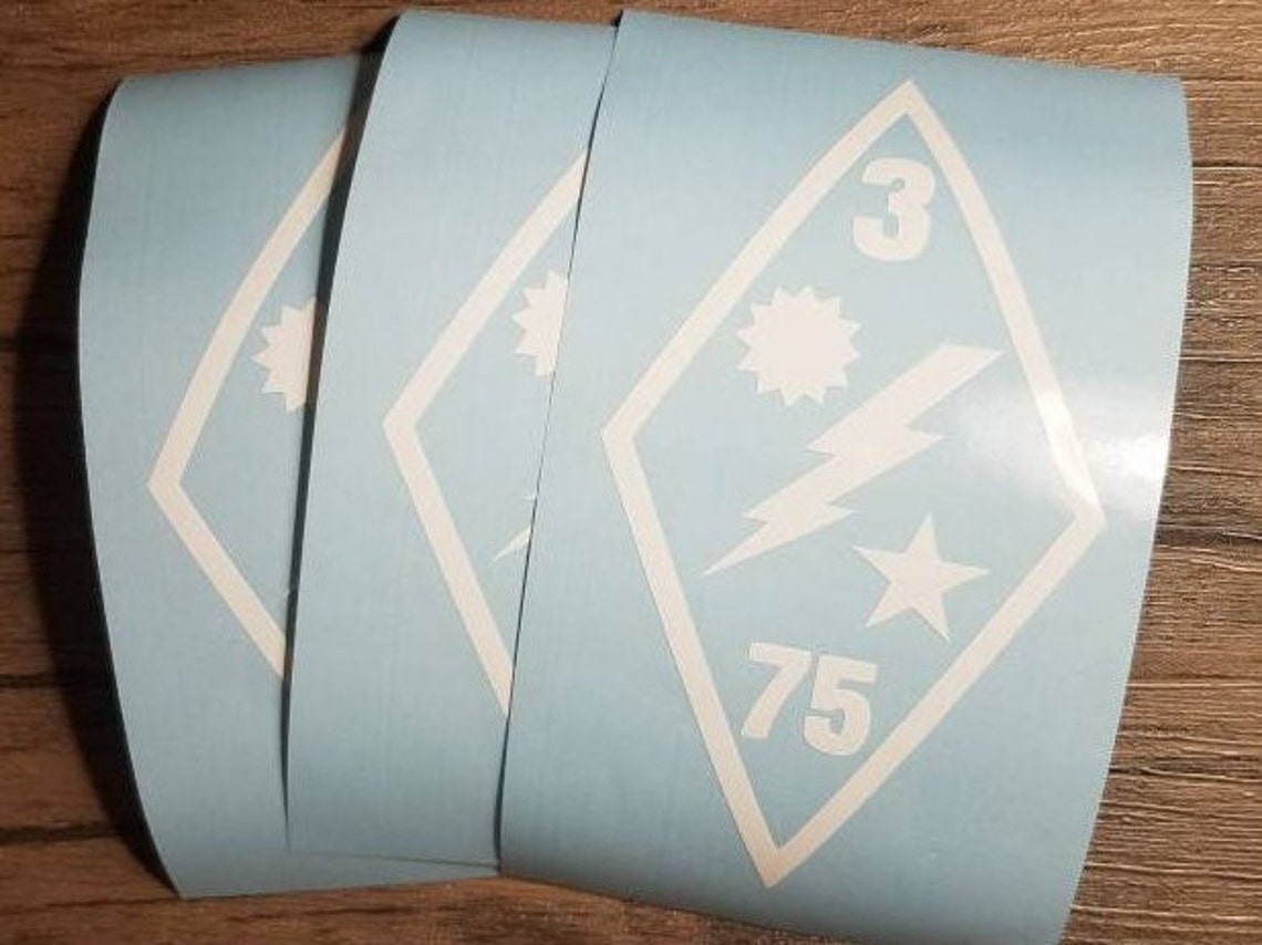 Army 75th Ranger Regiment Vinyl Window Decal Sticker Ranger | Etsy