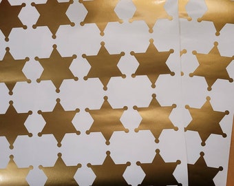 Police Star Sticker - Etsy