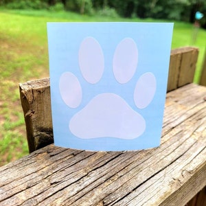 Cat Paw Print Vinyl Decal Sticker for Car Truck Window - Etsy