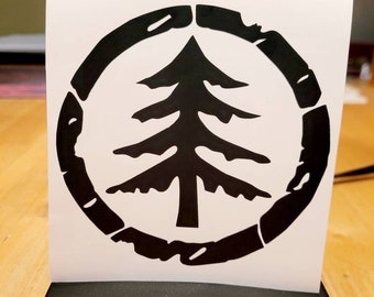 Tree Car Decal | Etsy