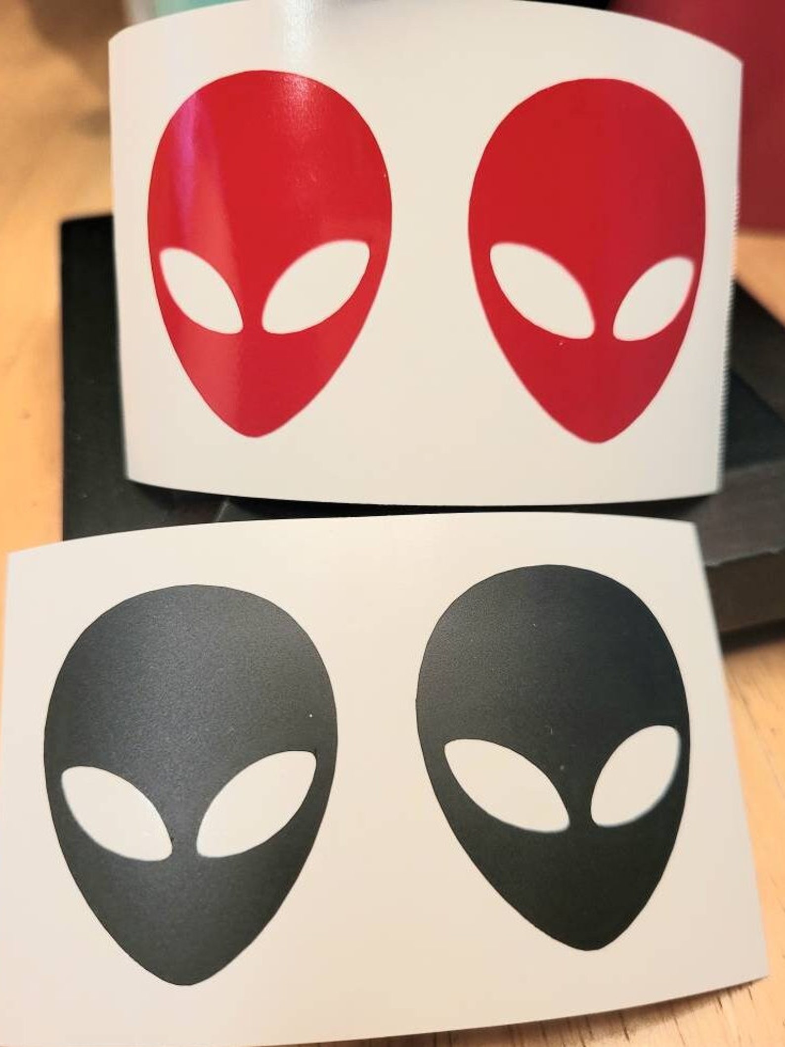 Alien Vinyl Decal Sticker for Car Window Cup Sci-fi Sticker | Etsy