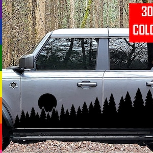 Trees Forest Side Graphics Vinyl Decal Sticker Single or Set for Your ...