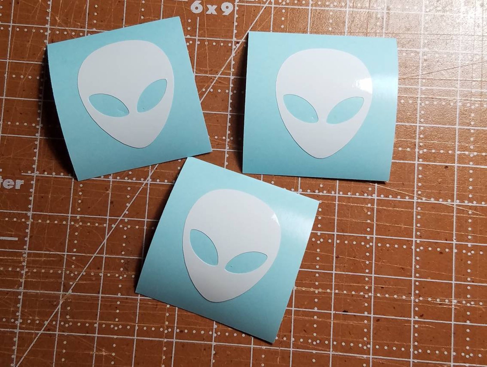 Alien Vinyl Decal Sticker for Car Window Cup Sci-fi Sticker | Etsy