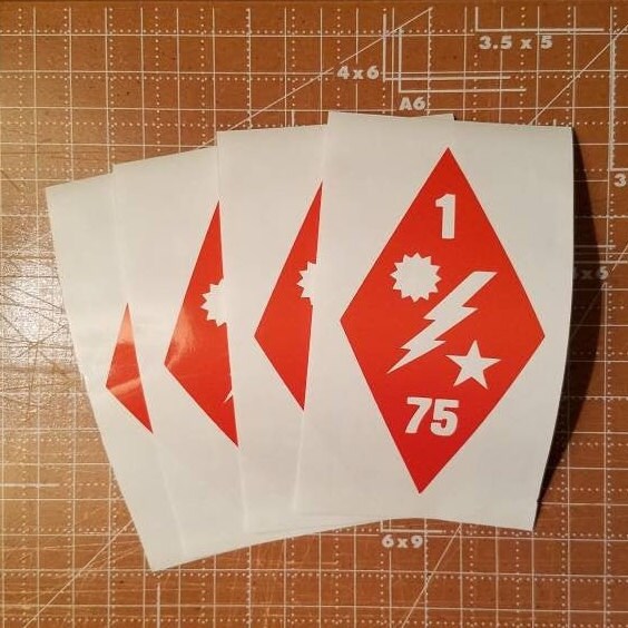 75th Army Ranger Regiment Vinyl Decal Sticker for Car Truck - Etsy