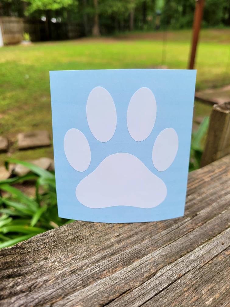 Cat Paw Print Vinyl Decal Sticker for Car Truck Window - Etsy