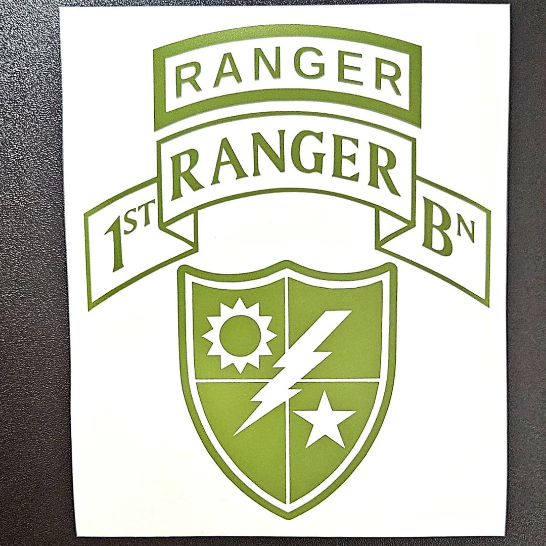 Ranger Insignia Vinyl Window Decal Sticker, 75th Ranger Battalion ...