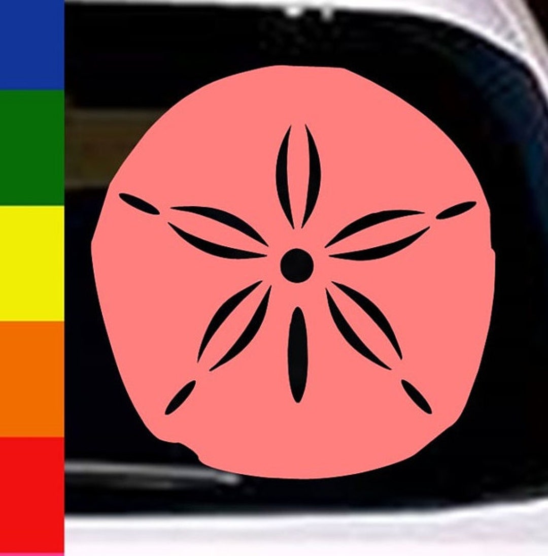 Sand Dollar Vinyl Decal Sticker for Hood, Door, Fuel Gas Door, Bumper ...