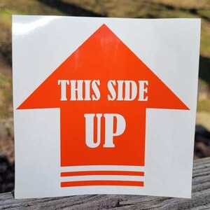 This Side up Vinyl Decal Sticker for Truck, ATV, Side by Side, Off-road ...
