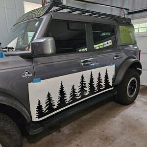 Trees Forest Side Graphics Vinyl Decal Sticker Single or Set for Your ...