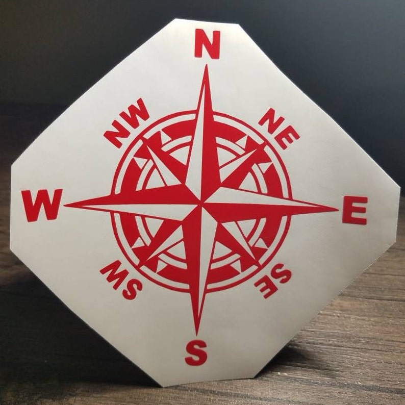Compass Vinyl Decal Sticker for Car Truck Cup Laptop Tumbler - Etsy