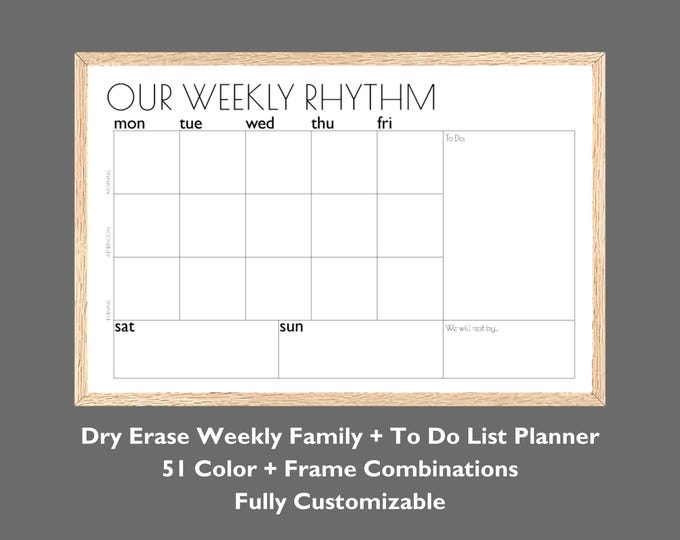 WEEKLY, MONTHLY, MEAL Prep Calendars 3-in-1 Bundle, Monthly Calendar ...