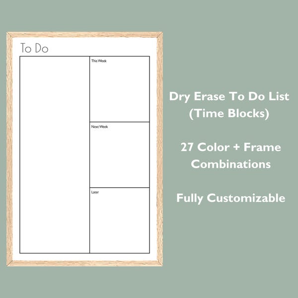 To Do List Board - Etsy