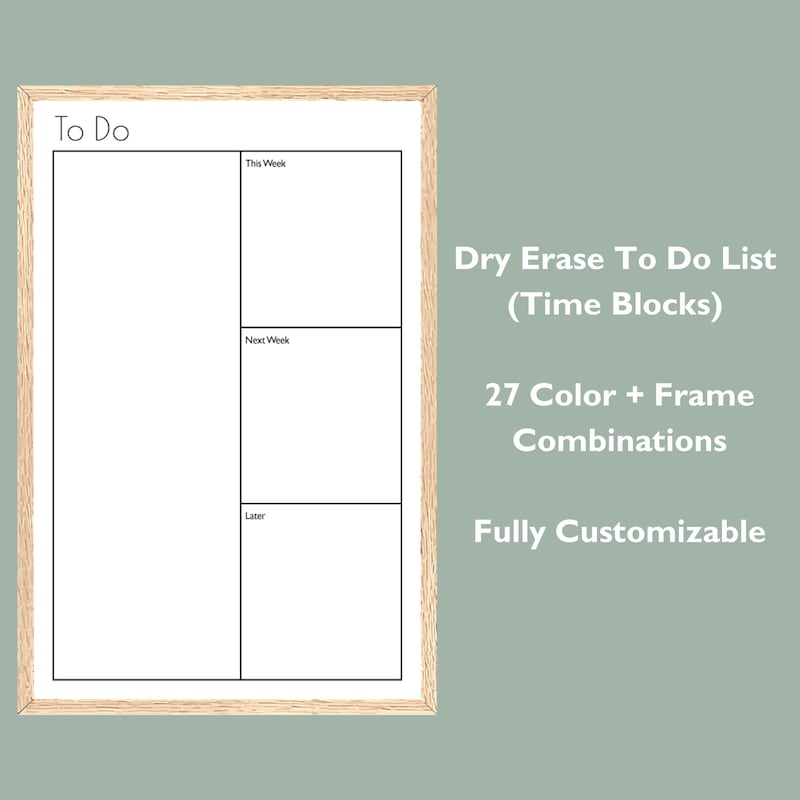 Erasable to Do List - Etsy