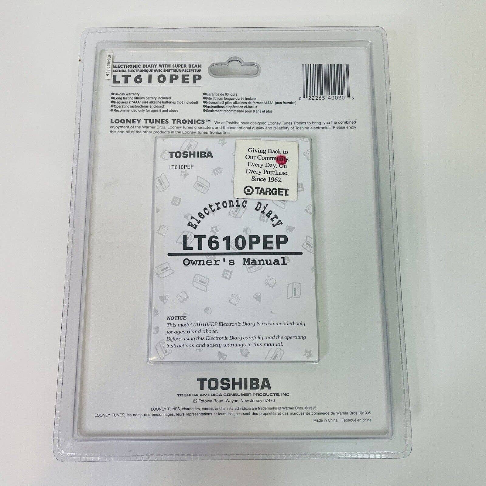 Looney Tunes Toshiba Pepe Le Pew LT610 PEP Electronic Diary - Etsy