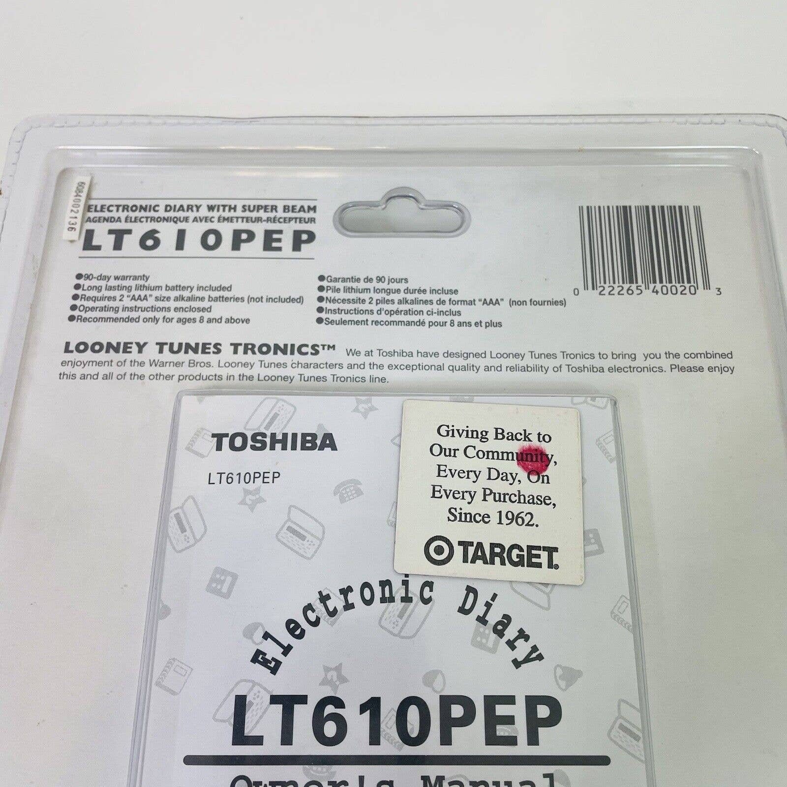 Looney Tunes Toshiba Pepe Le Pew LT610 PEP Electronic Diary - Etsy