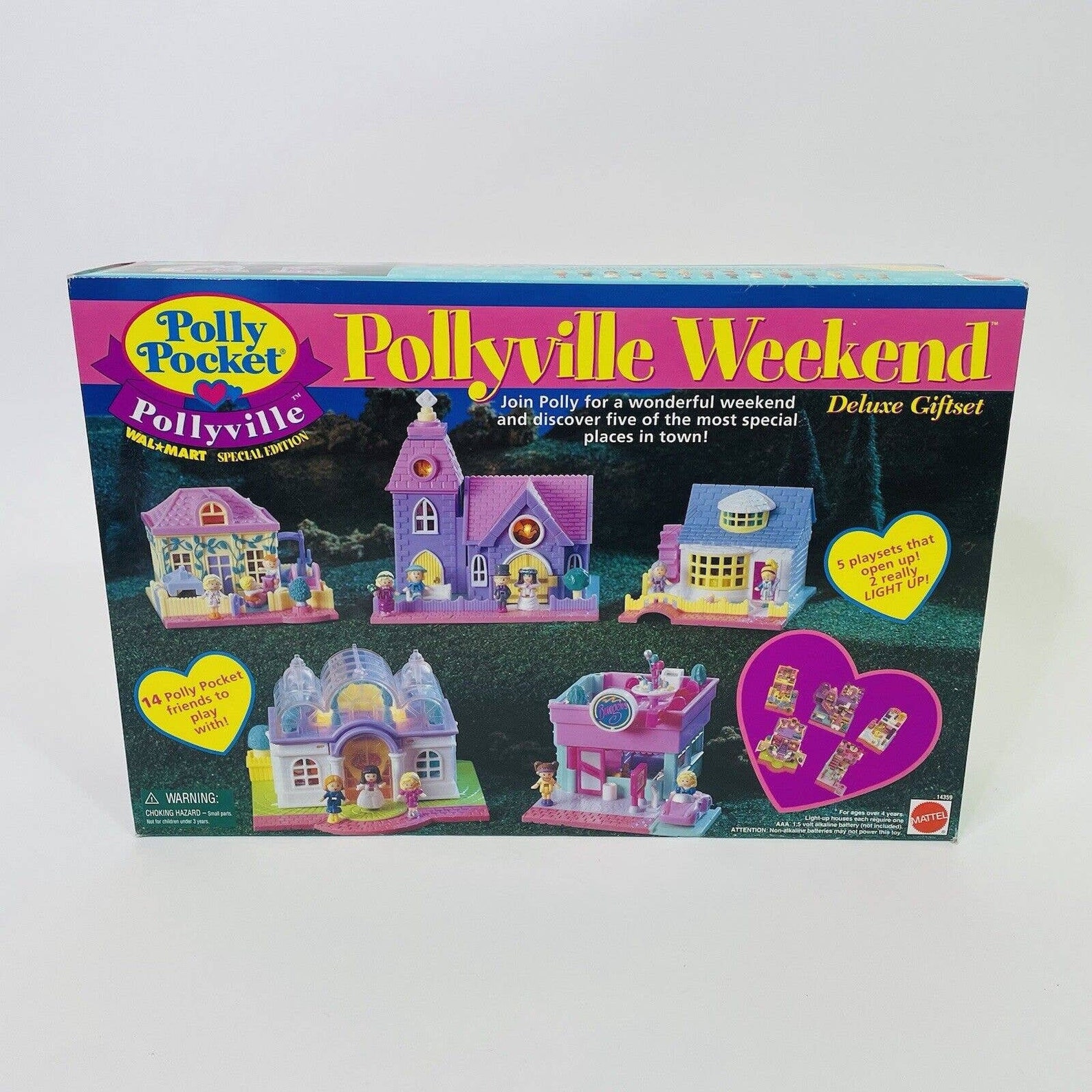 Polly Pocket Pollyville Weekend Deluxe Gift Set | Mattel 14359 | New ...