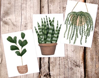 Plant art | Etsy