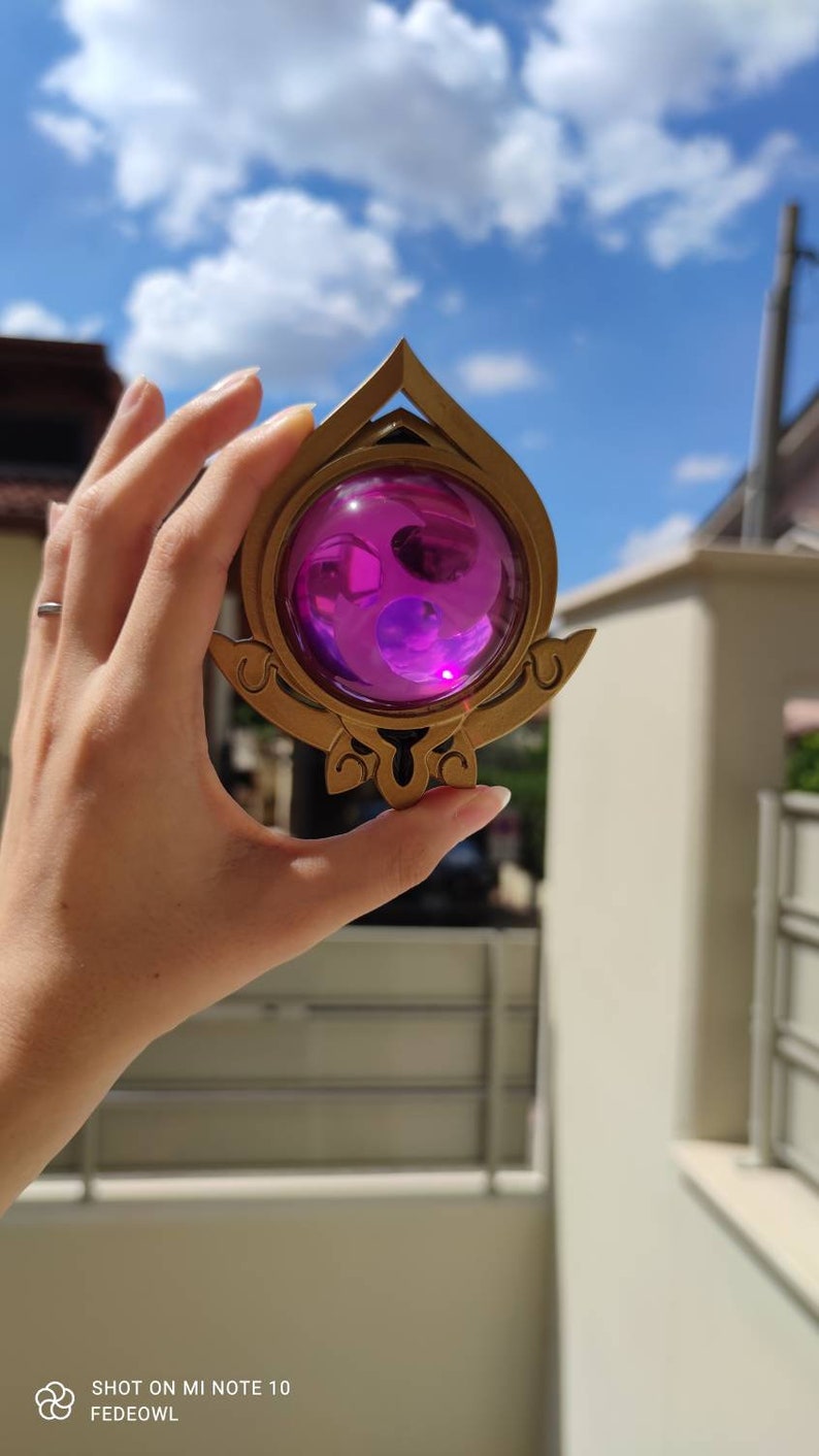 Vision Sumeru Genshin Impact ELECTRO Purple/gold Metal - Etsy Vision Sumeru Genshin Impact ELECTRO Purple/gold Metal - Etsy