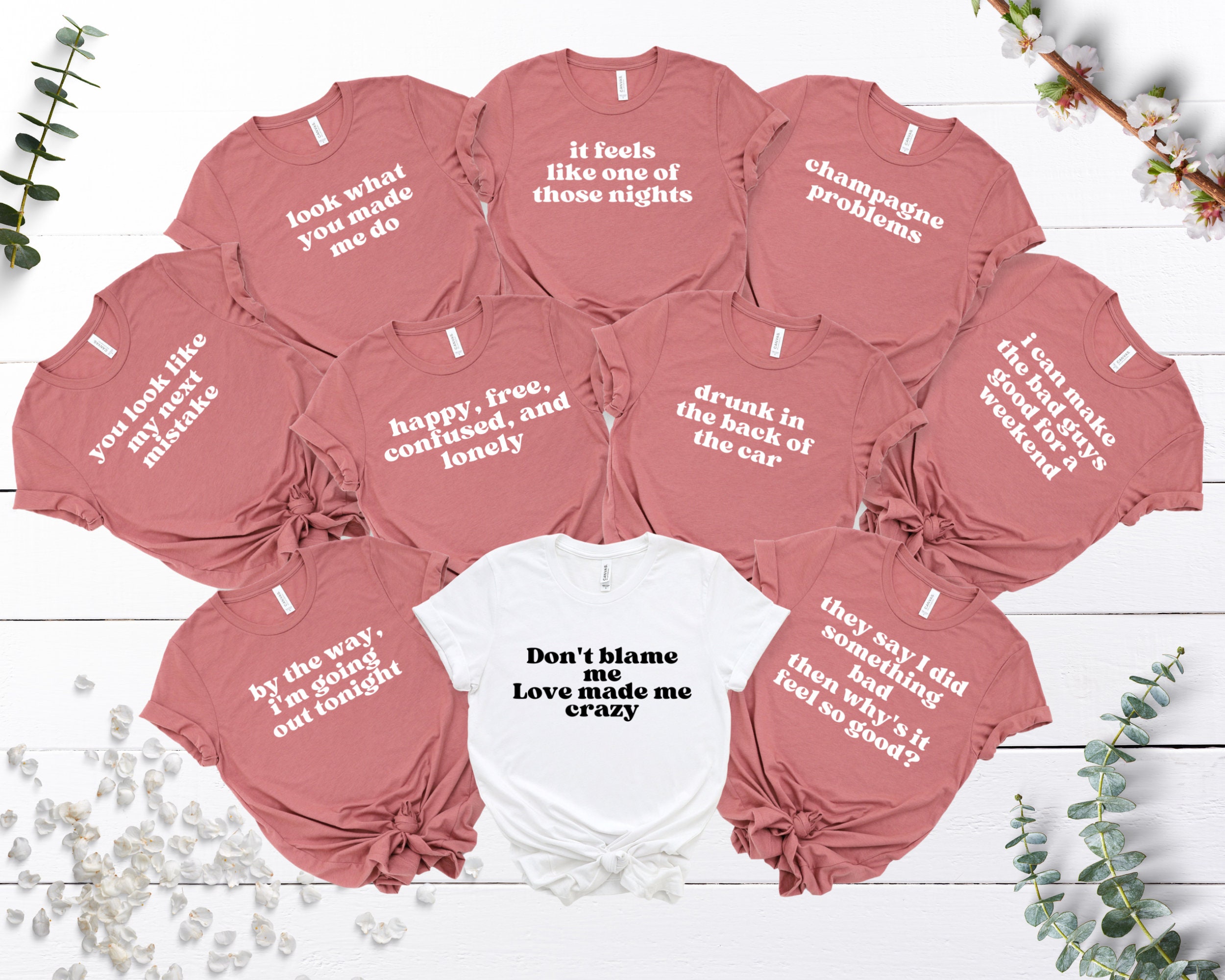 Taylor Swift Bachelorette Party, Swiftie Bachelorette Matching Shirt ...