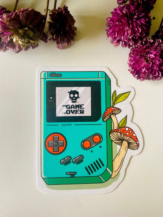 Game Over Game Boy Sticker Game Boy Sticker Nintendo - Etsy