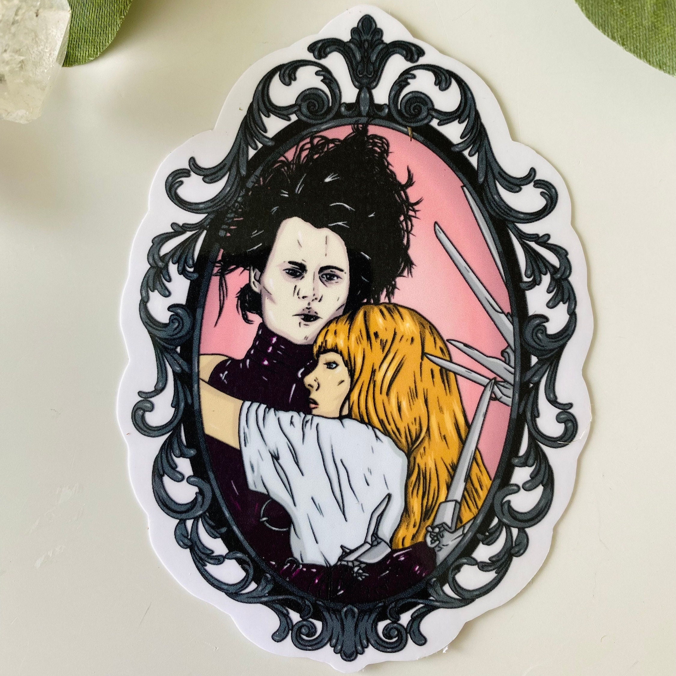 Edward Scissorhands Vinyl Sticker Pack Tim Burton Movie - Etsy
