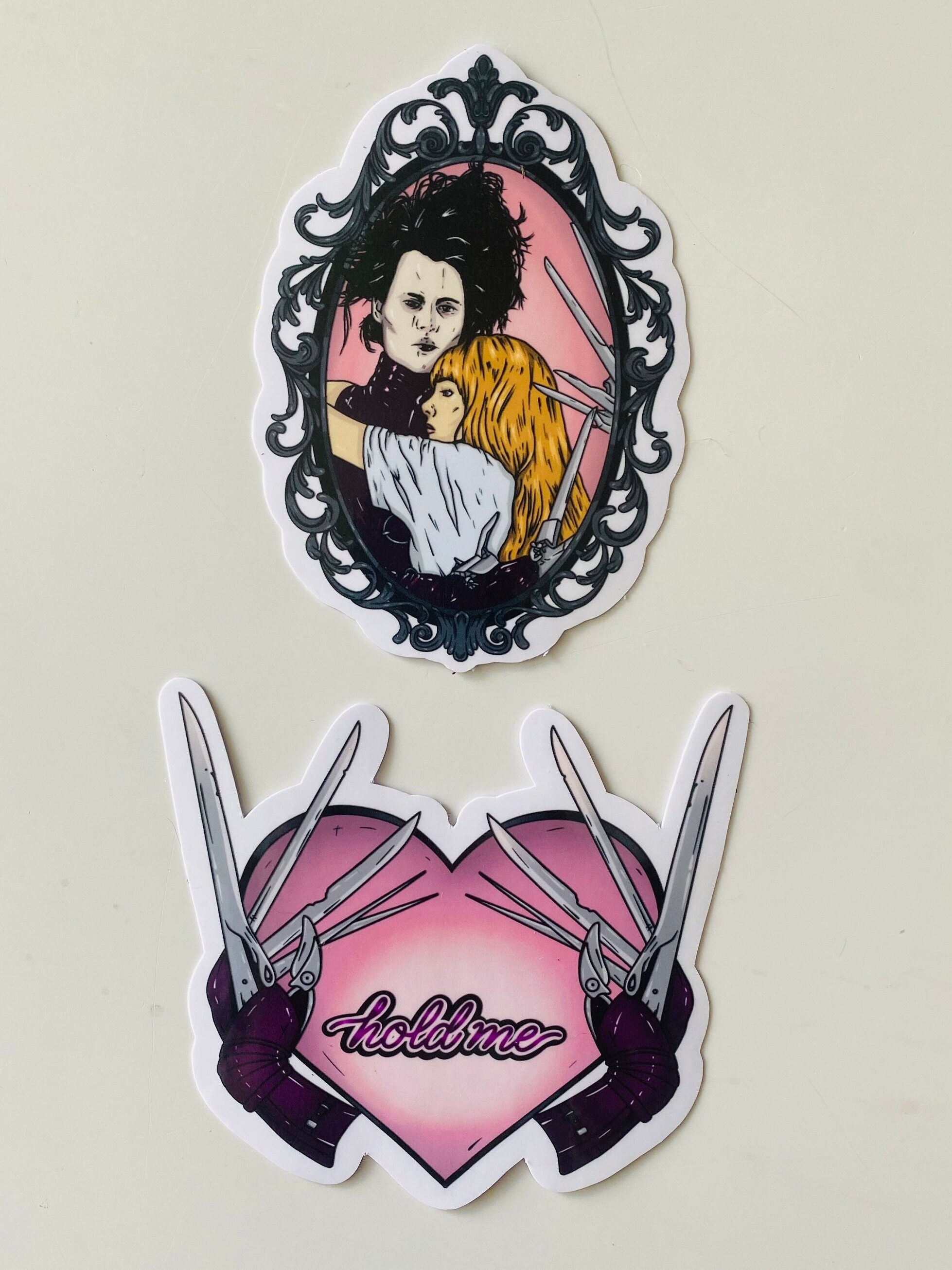 Edward Scissorhands Vinyl Sticker Pack Tim Burton Movie - Etsy