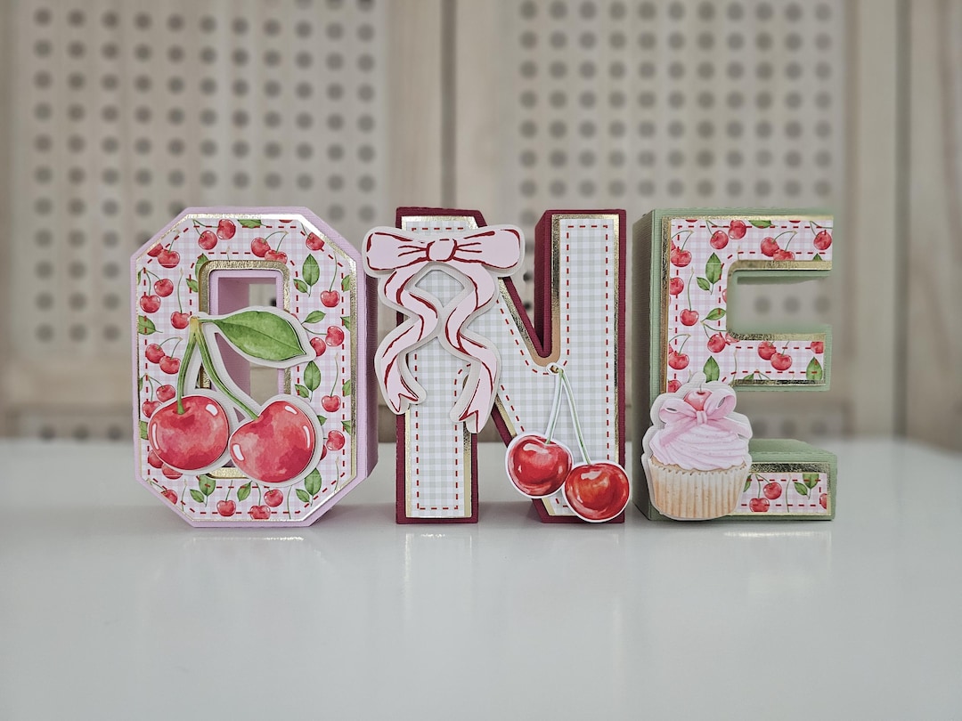 One Cherry on Top Party Kit/red & Pink Cherry Decor/sweet Cherry Party ...