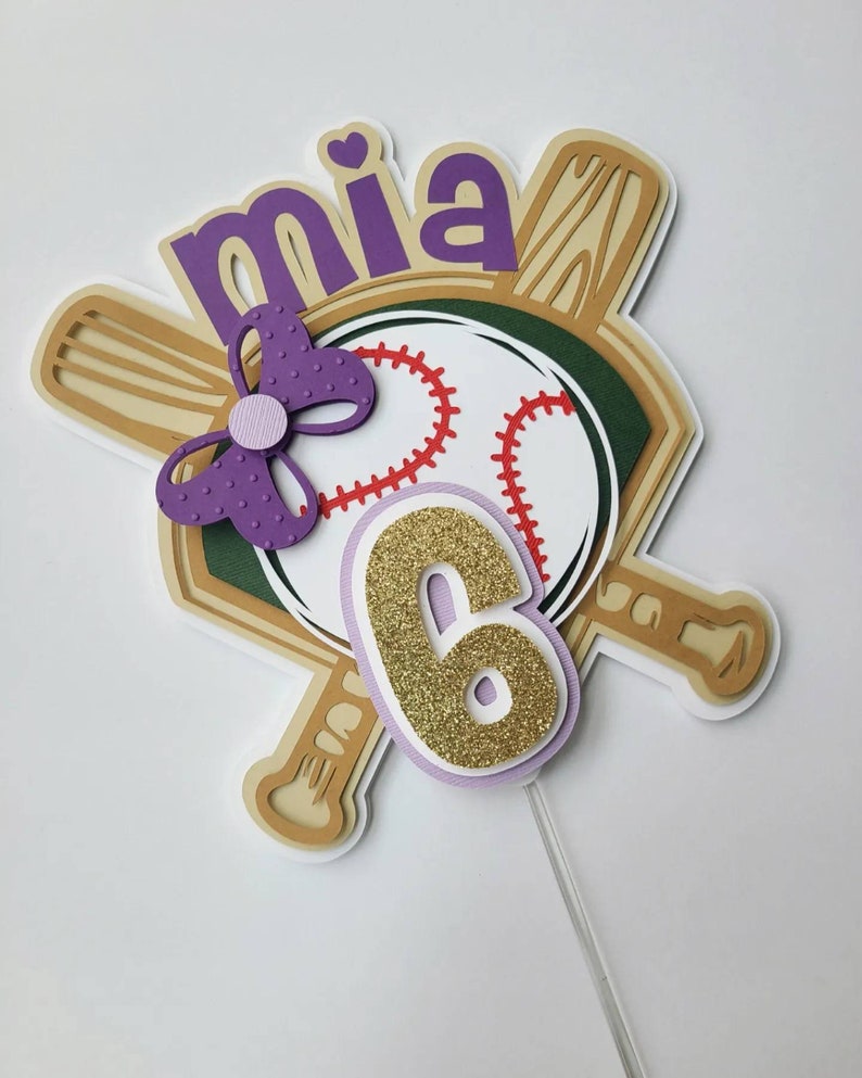 Softball Party Collection/cake Decoration/cake Topper/softball - Etsy