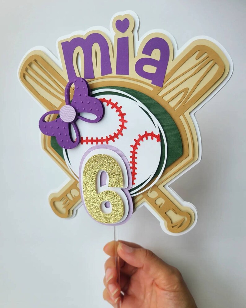 Softball Party Collection/cake Decoration/cake Topper/softball - Etsy