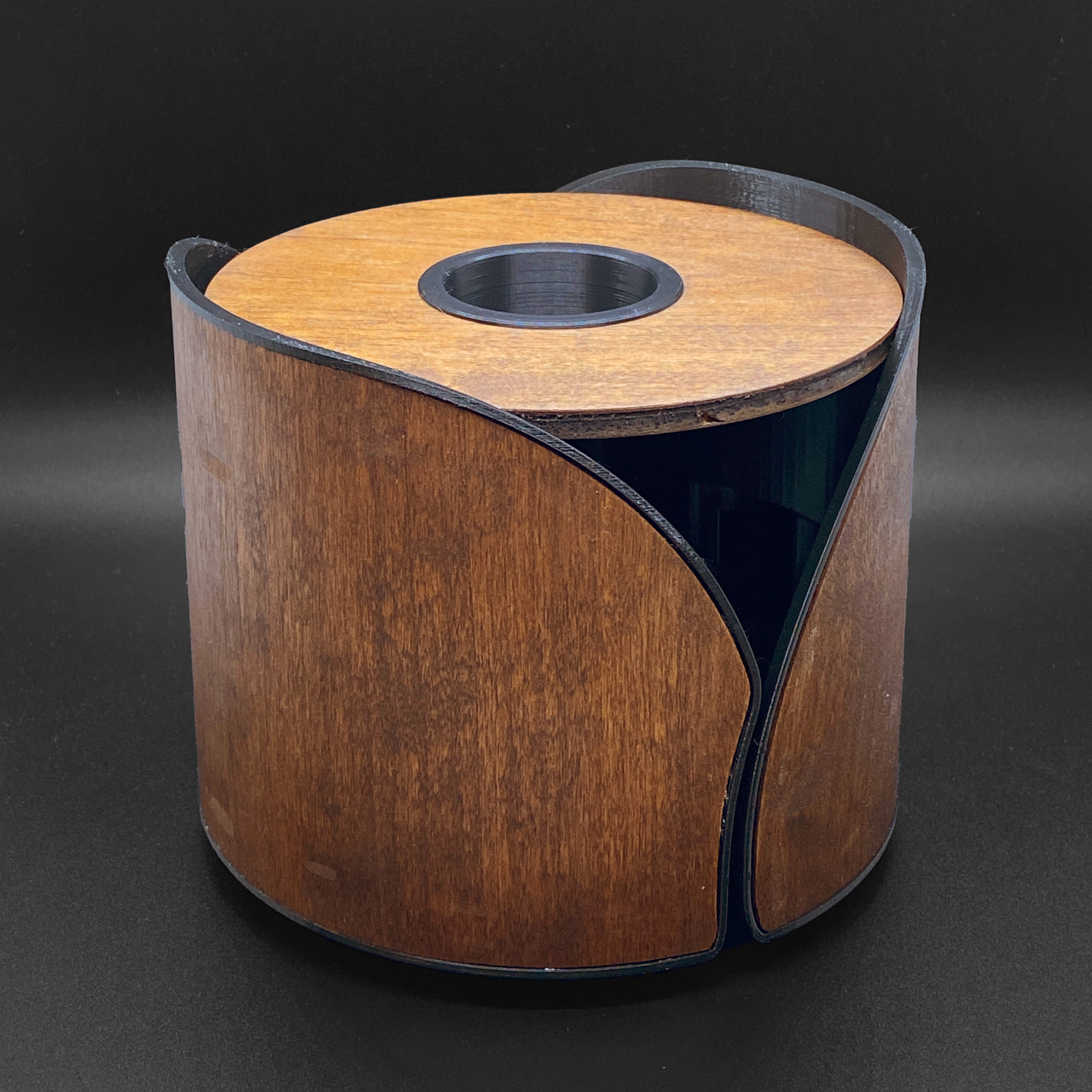 Essential Oil Diffuser Stand Storage - Wood - 3D Printed - Modern - EO ...