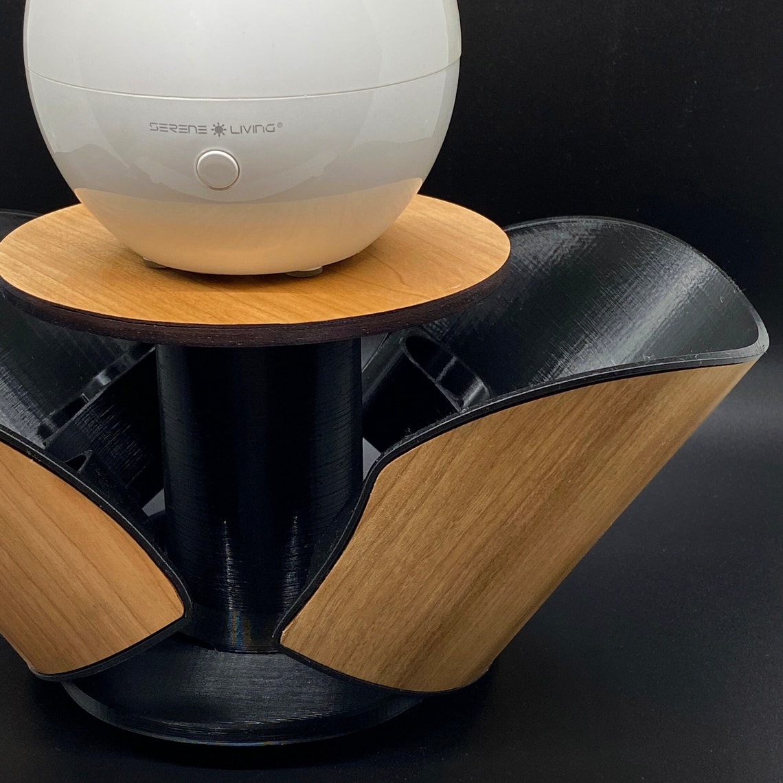 Essential Oil Diffuser Stand Storage - Wood - 3D Printed - Modern - EO ...