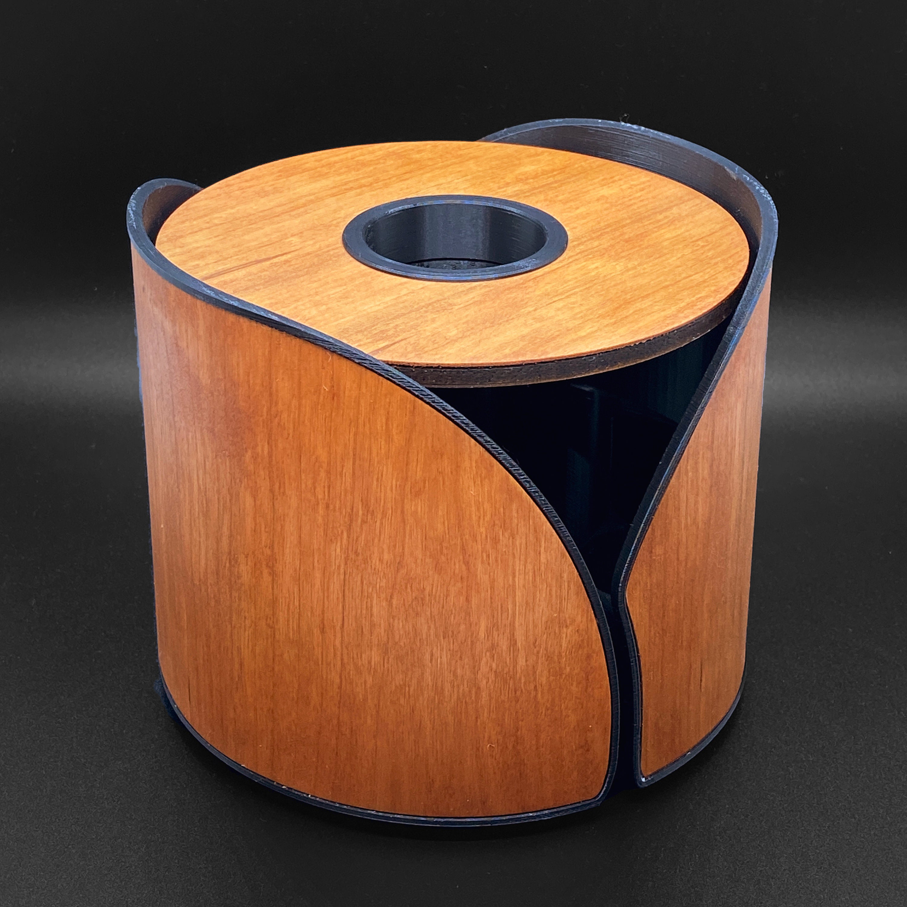 Essential Oil Diffuser Stand Storage - Wood - 3D Printed - Modern - EO ...