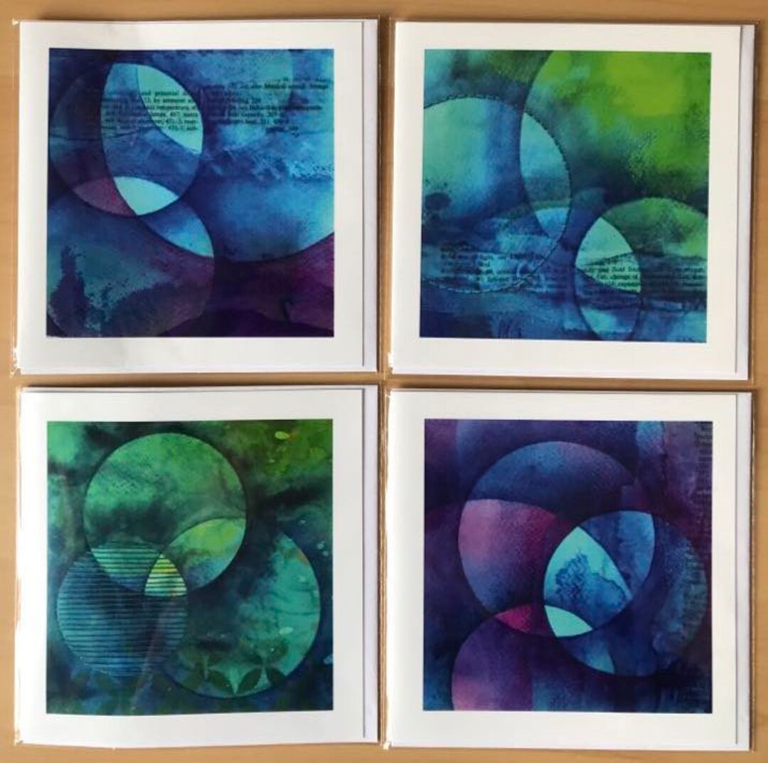 Art Cards, Original Artwork Cards, Cards Multipack, Artist Cards, Art ...