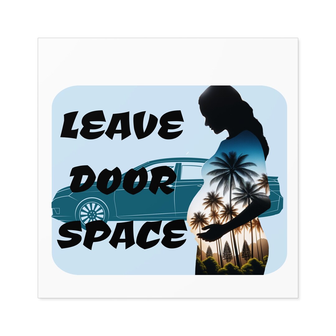 Palm Tree Mama Decal, Pregnancy Stickers for Car Window, Driver Alert ...