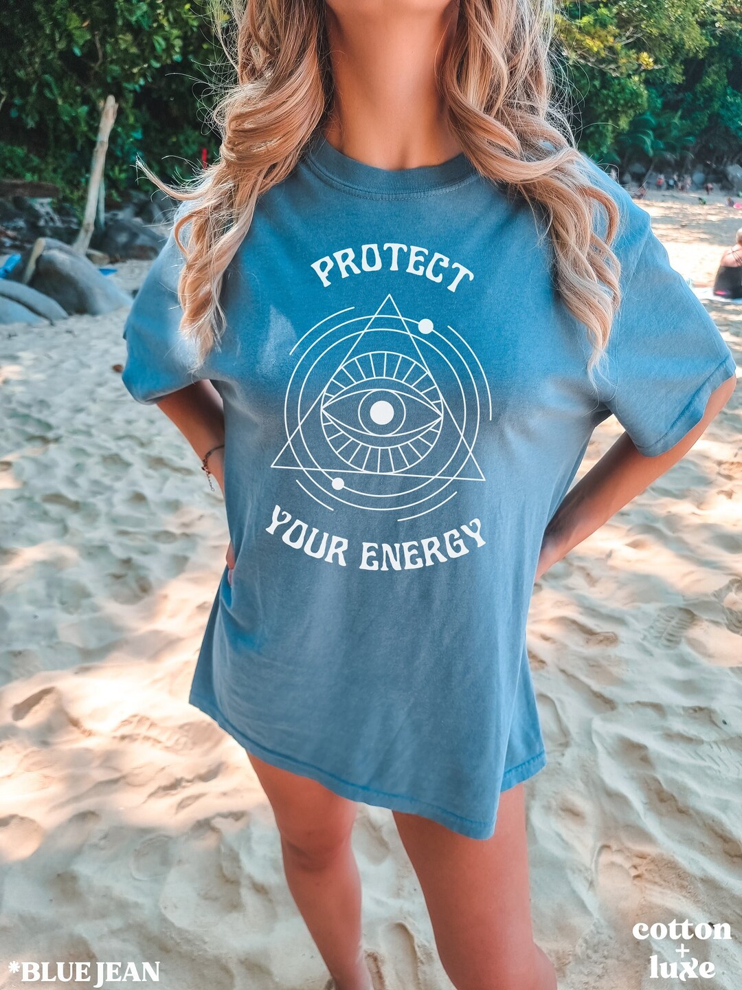 Protect Your Energy Shirt Comfort Colors Tshirt Evil Eye - Etsy