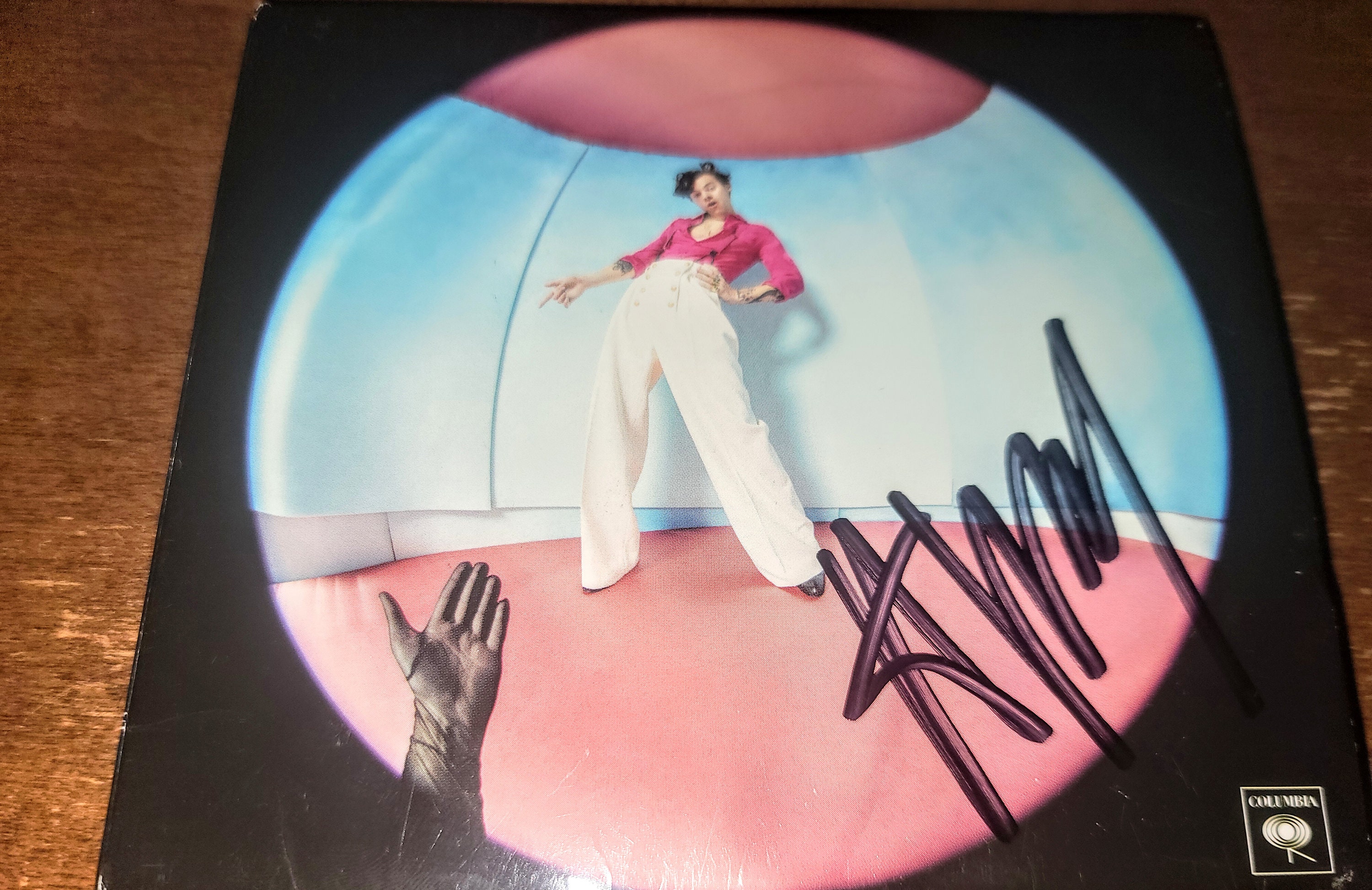 Harry Styles Signature On Paper