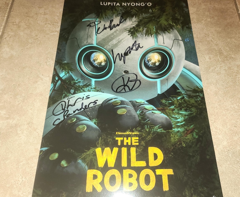 The Wild Robot Lupita Nyongo Pedro Pascal Kit Connor Chris Sanders ...