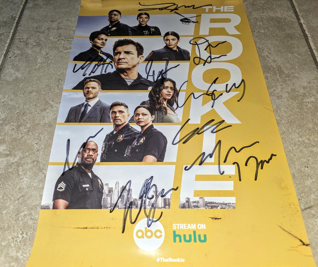 Rookie Signed Poster 11x17 - Etsy