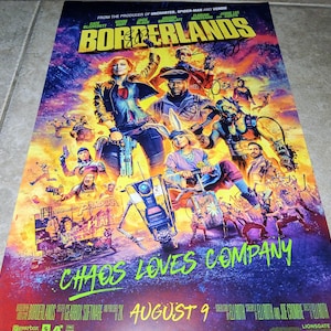 Borderlands Kevin Hart Jamie Lee Curtis Eli Roth Signed Poster 12x18 ...