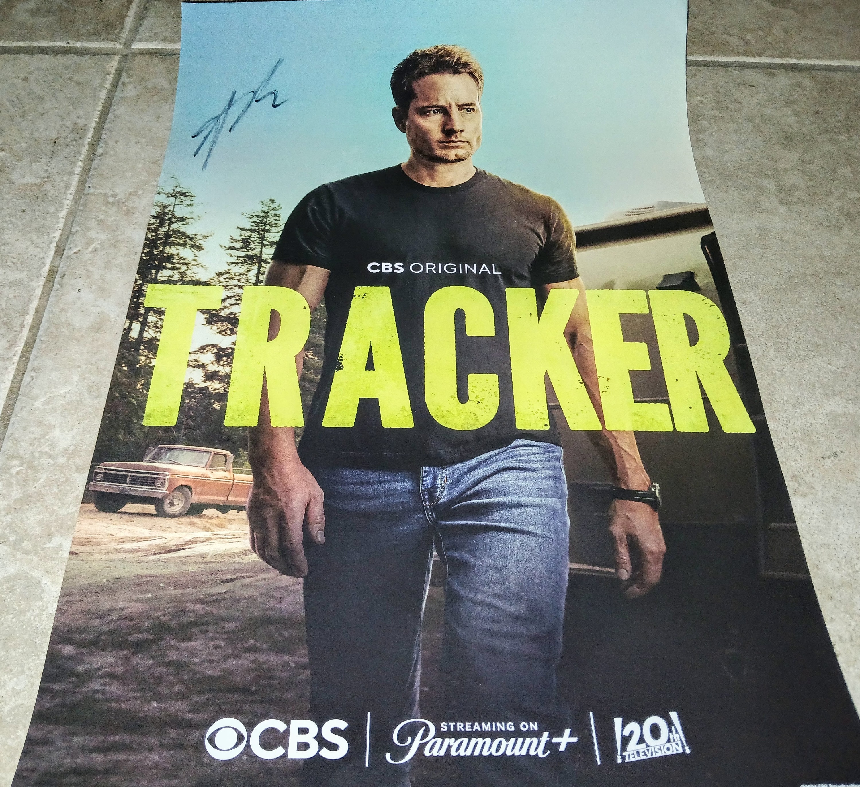Tracker Justin Hartley Signed Poster 11x17 - Etsy