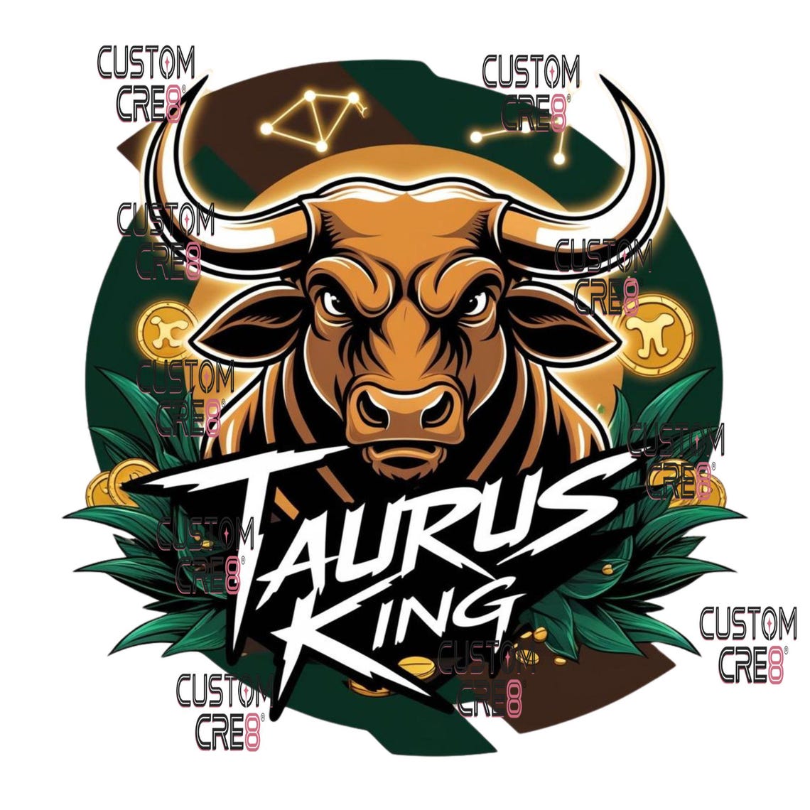 Taurus King Birthday Designs: Bold Zodiac T-shirt & Hoodie - Etsy