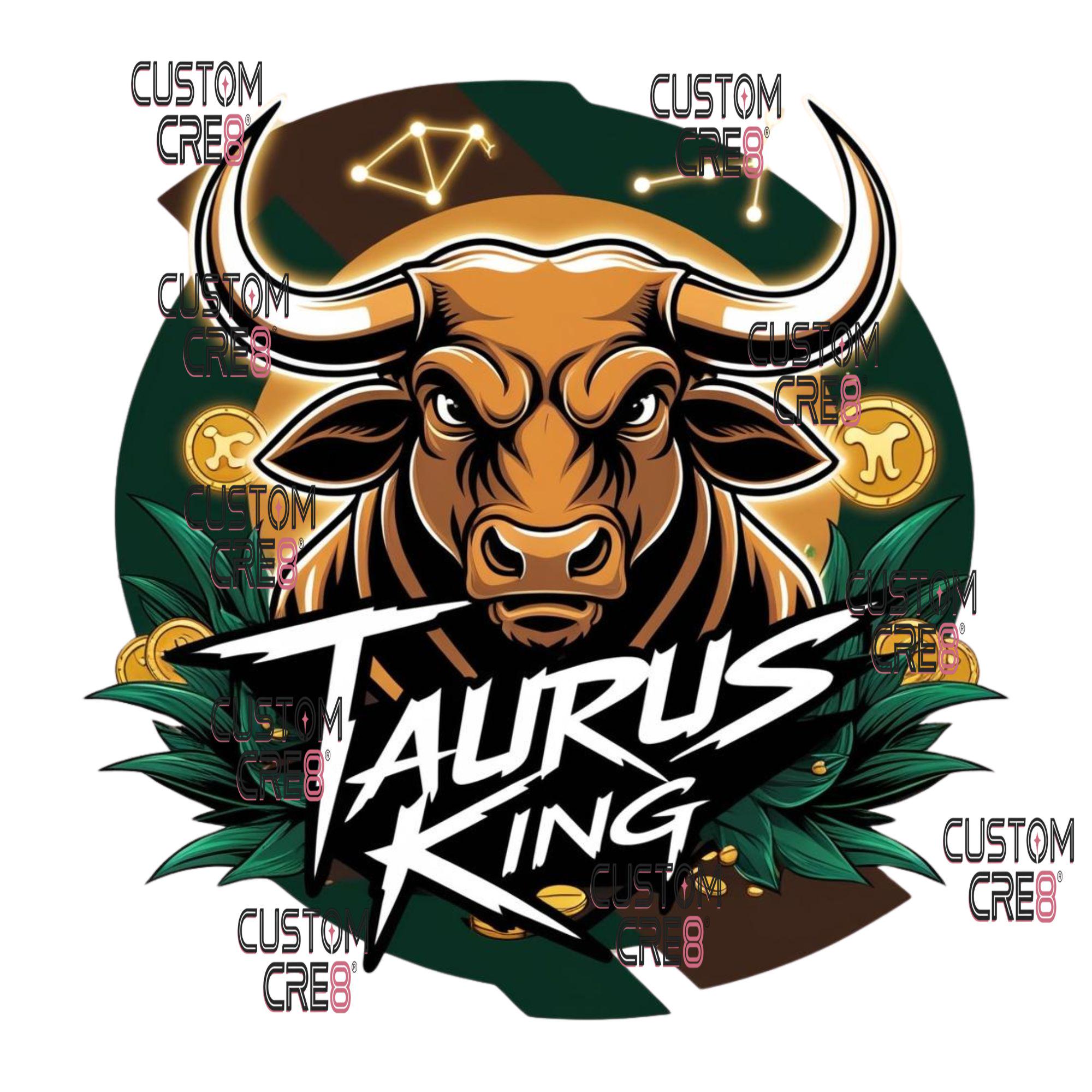 Taurus King Birthday Designs: Bold Zodiac T-shirt & Hoodie - Etsy