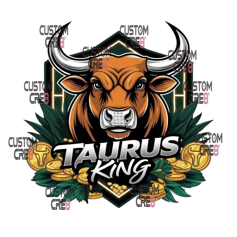 4 Bold Taurus King Birthday Designs for T-shirts & Hoodies – Perfect ...