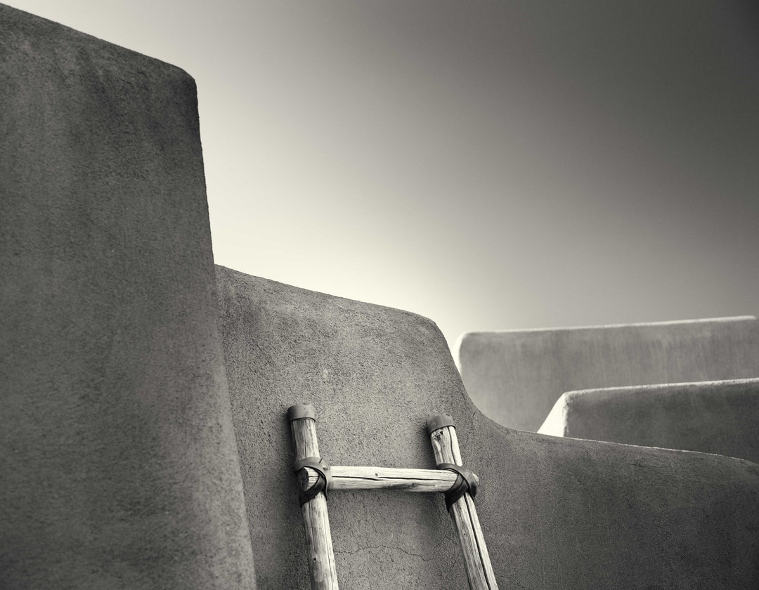 Adobe and Ladder 2, Santa Fe, Ghost Ranch New Mexico, Georgia O'keeffe ...