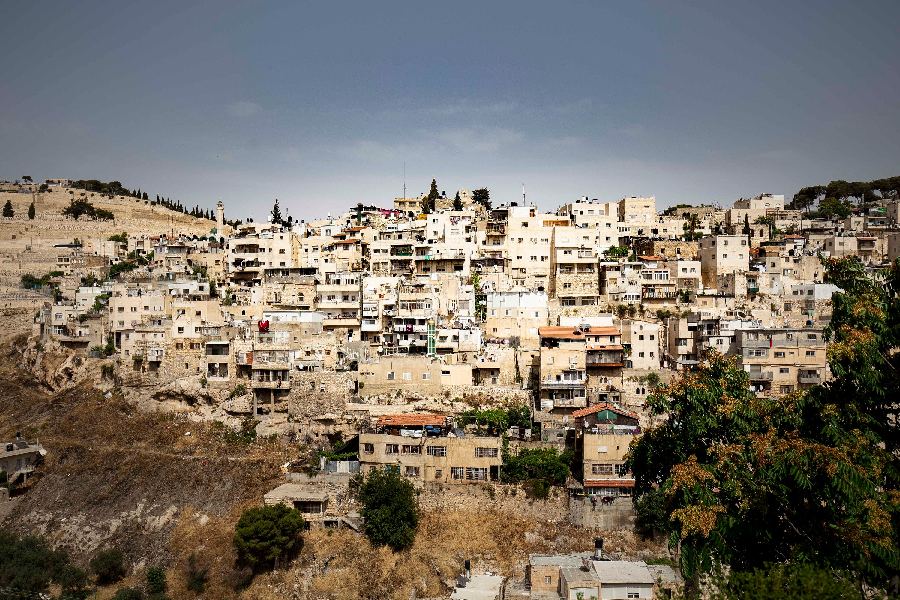 Jerusalem Hillside, Holy Old City Israel, Fine Wall Art Decor Color ...