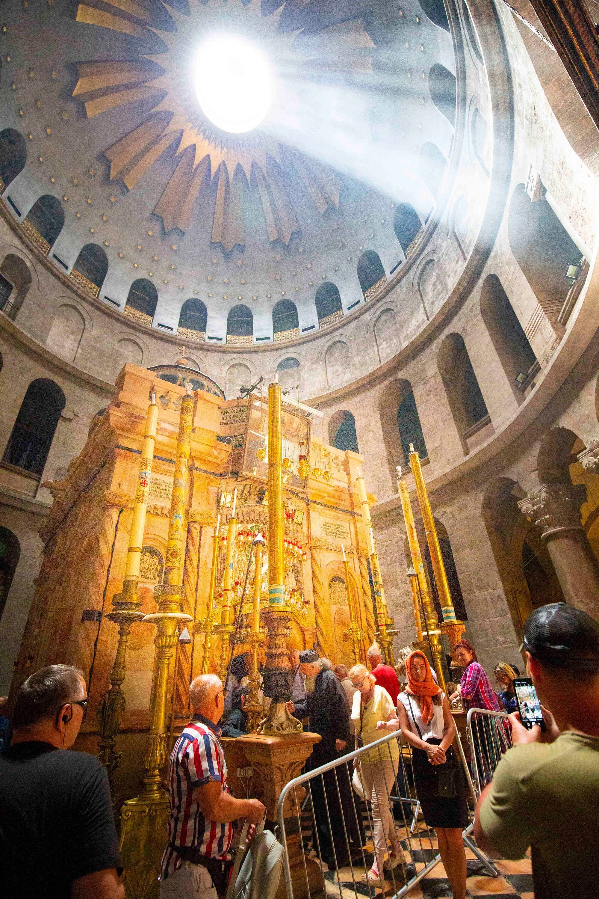 Aedicule Rotunda Jesus Resurrection Sun Light Fine Wall Art Decor Color ...