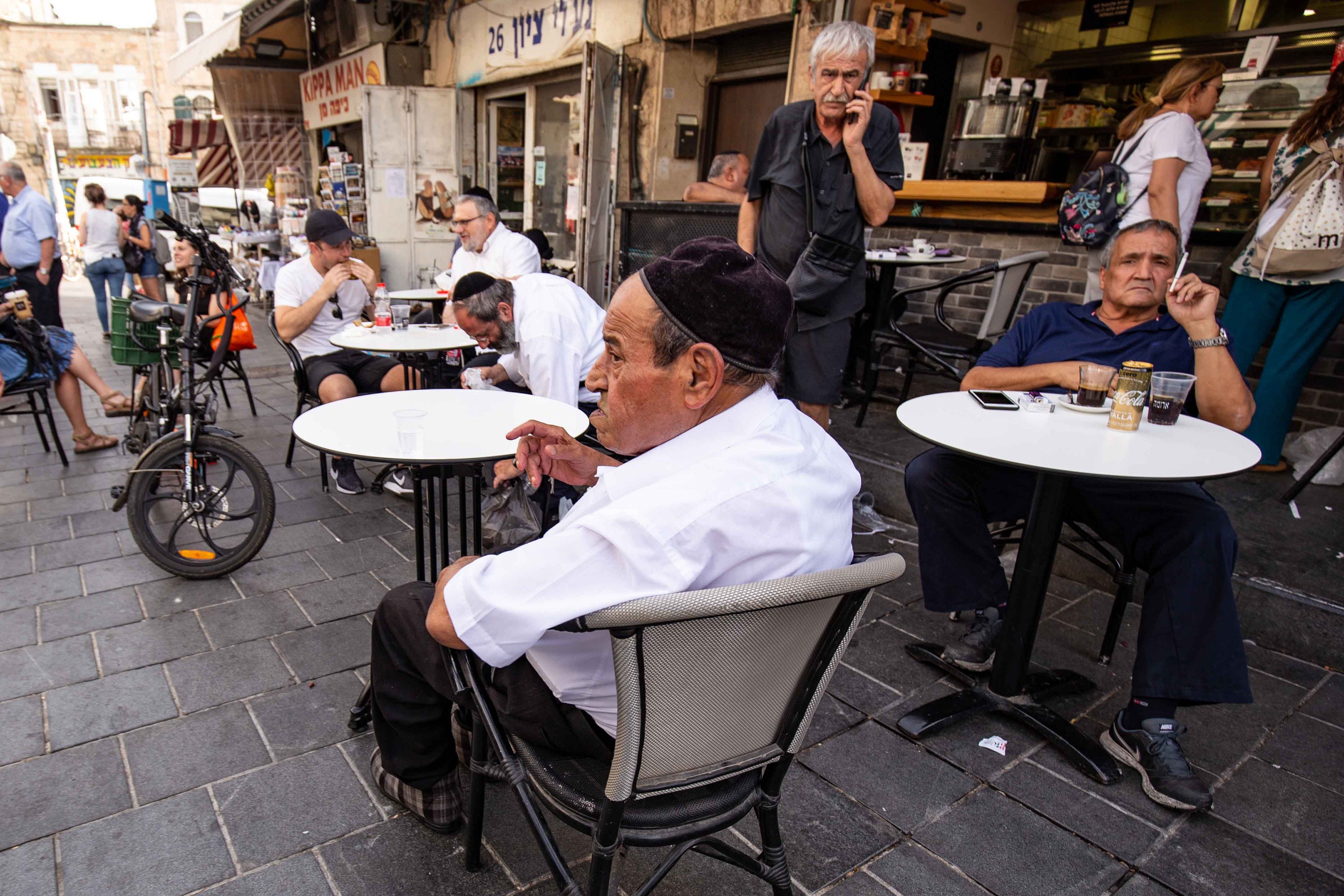 Jerusalem Cafe Israel Coffee Pastries, Holy Land, Street Photography ...