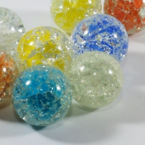 Fried Marbles 10 Collectible Cracked Cats Eye Marbles 0078 - Etsy
